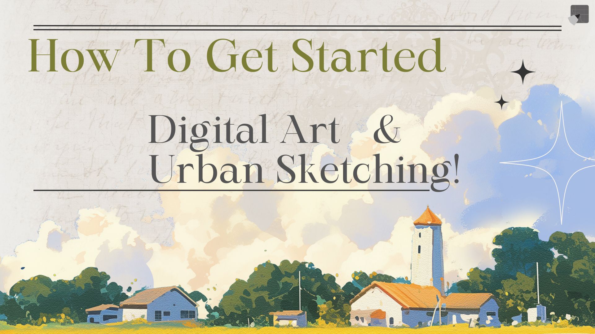 How To Get Started In Digital Art & Urban Sketching?