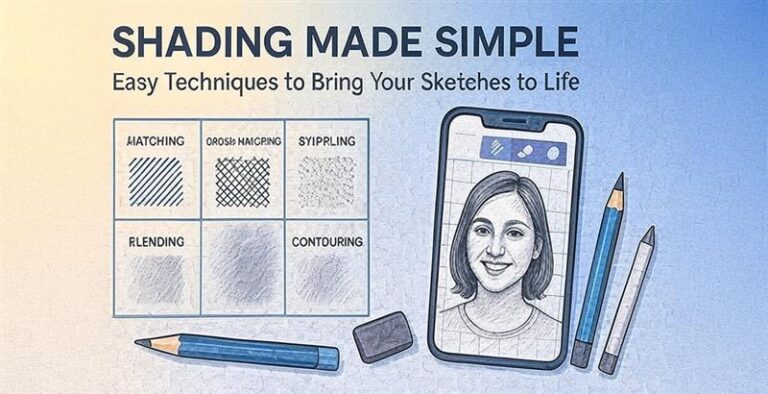 Shading Made Simple: Easy Techniques to Bring Your Sketches to Life