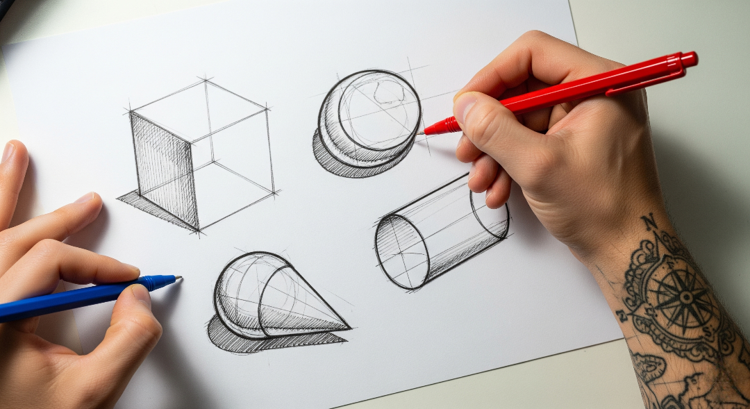 4 Drawing Methods to Master Your Skills: From Form Combination to Form ...