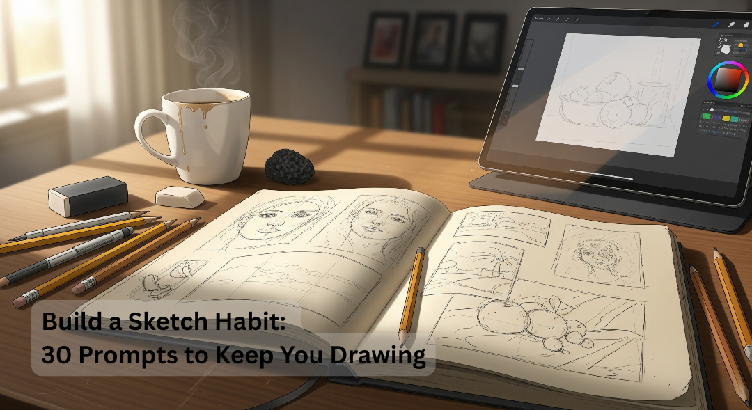 Build a Sketch Habit: 30 Prompts to Keep You Drawing